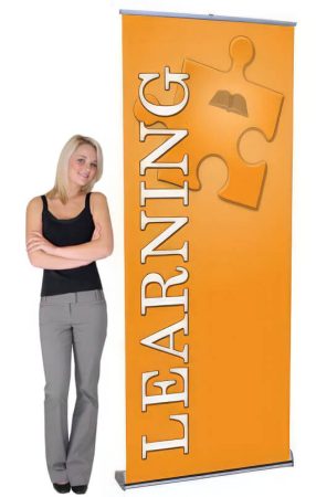 Pull-Up Banners | Fabric Banner Stands for Trade Shows | Free Standing ...