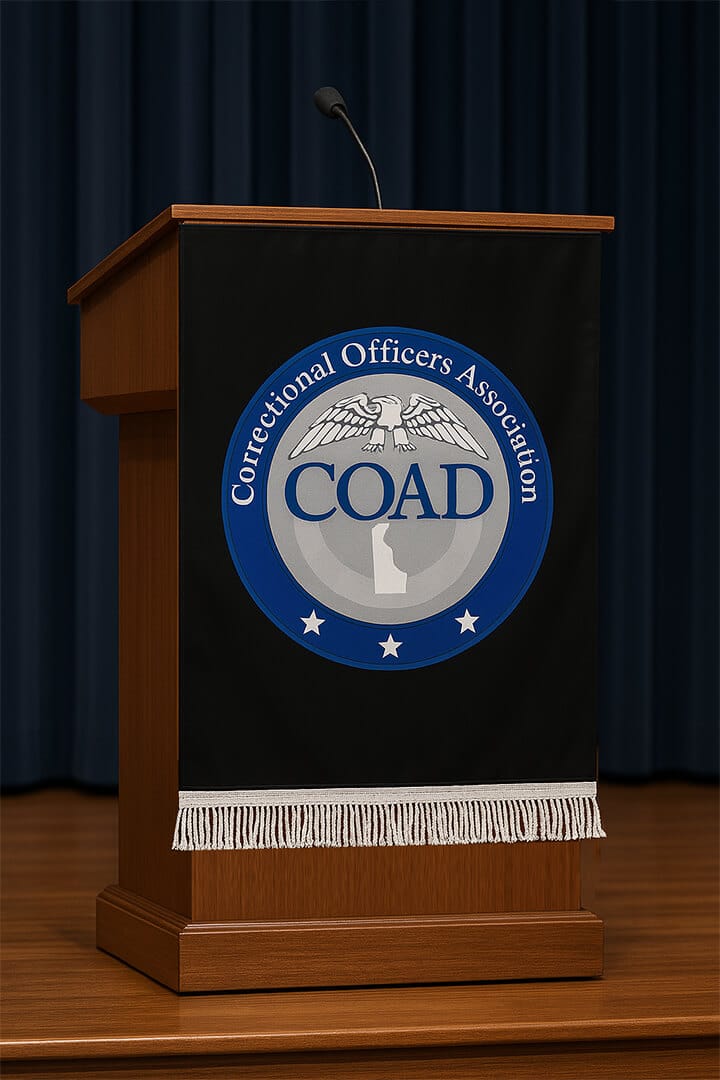 Podium Banners | Lectern Banners | Stage Events | Giant Printing